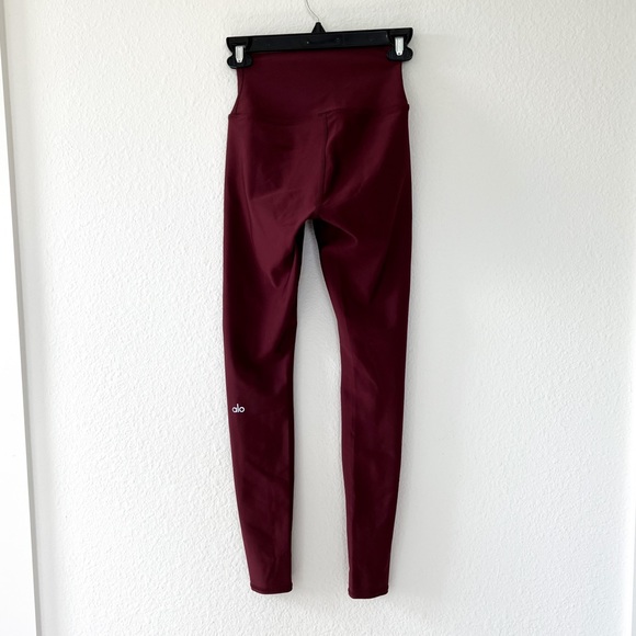 ALO Yoga | Pants & Jumpsuits | Alo Yoga High Waisted Airlift Legging In Burgundy | Poshmark